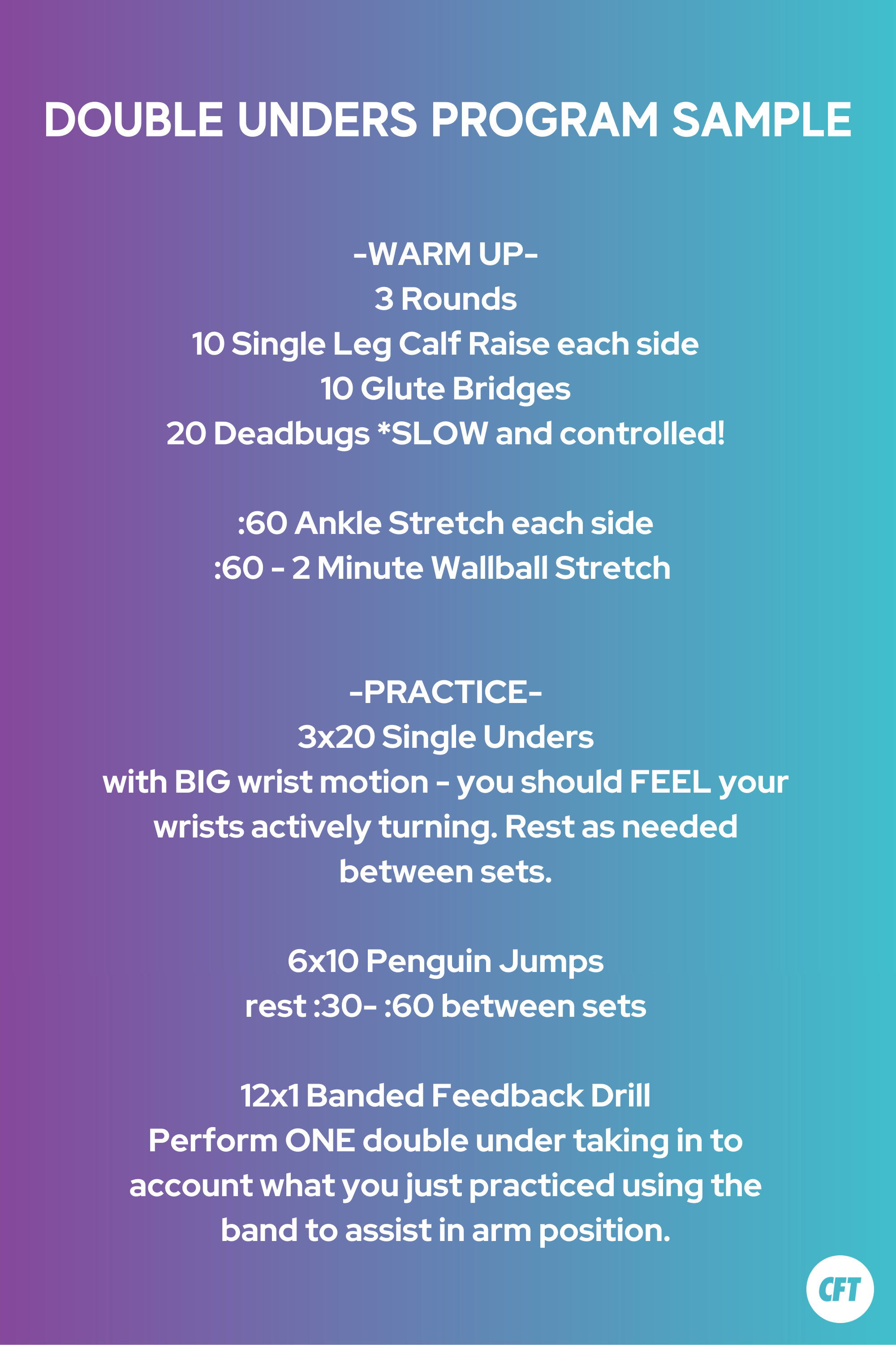 Double Unders - Competitive Female Training