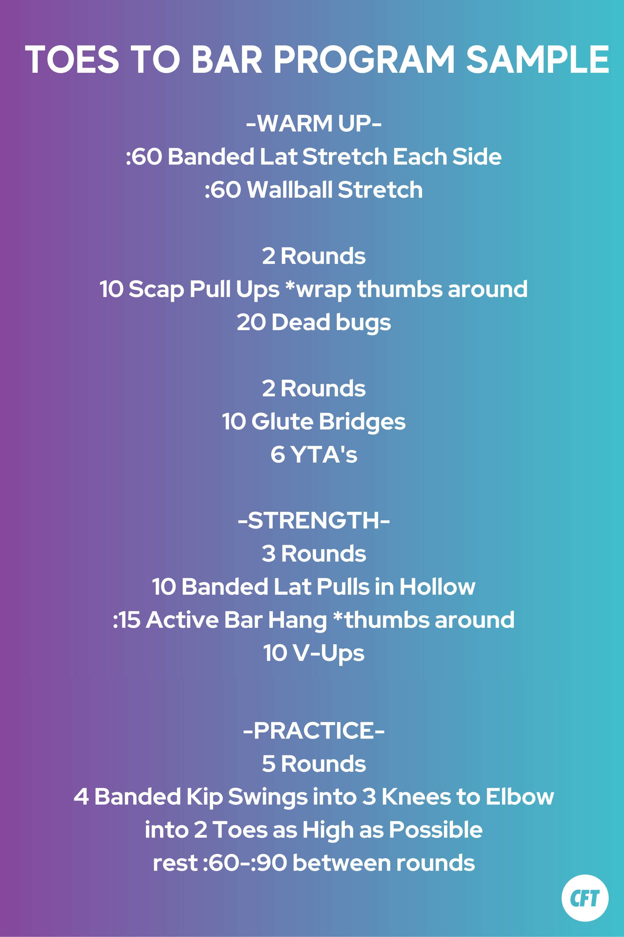 Toes to Bar - Competitive Female Training